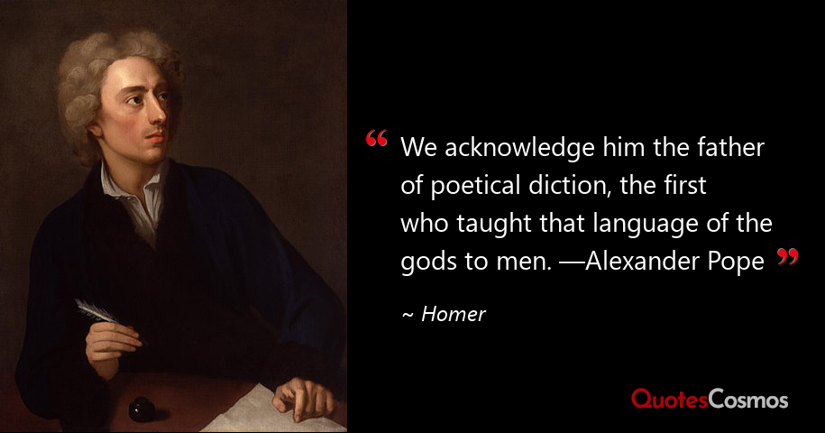 Alexander Pope Homer Quotes Alexander Pope, First Edition AbeBooks