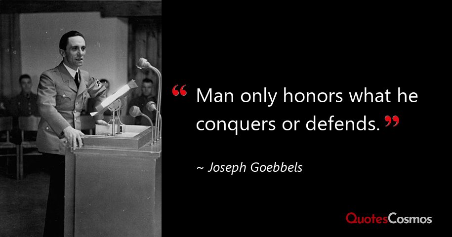Joseph Goebbel Quotes