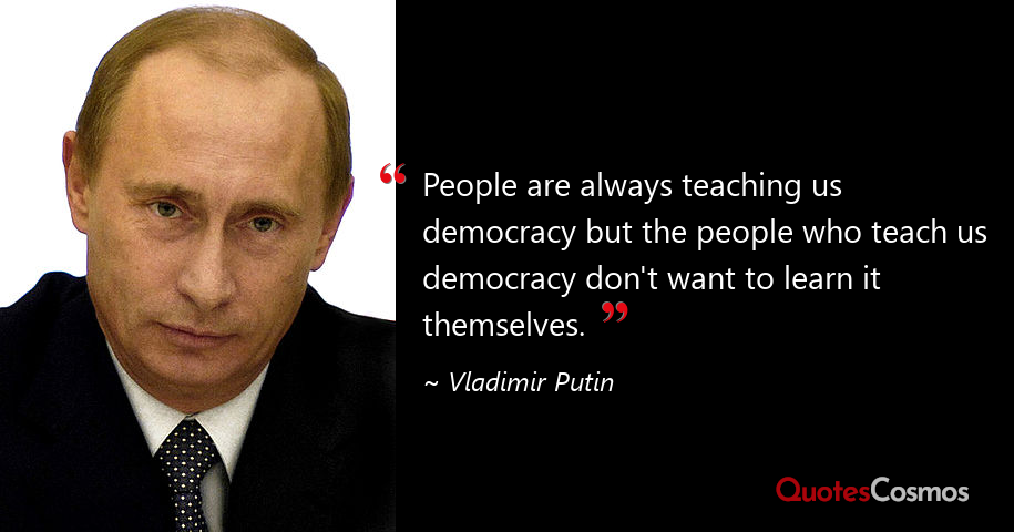 Vladimir Putin Quotes On Obama